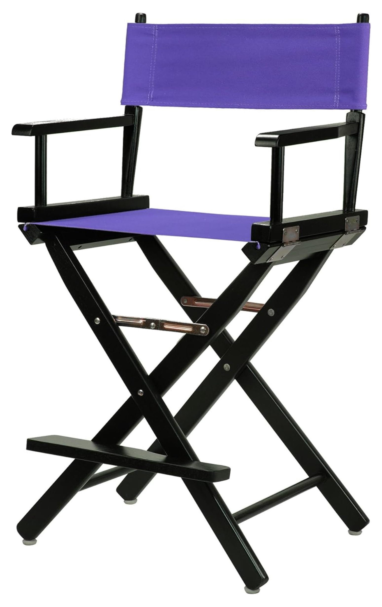220-02/021-41 Director Chair 24" - Counter Height BlackFrame/Purple ...