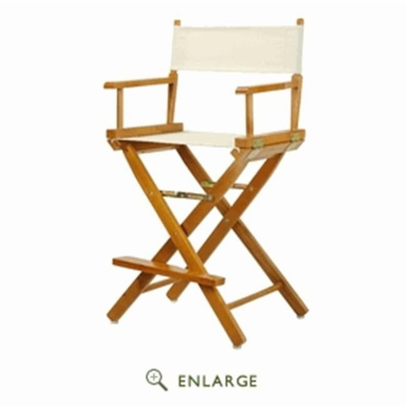 220-05-021-12 24 in. Directors Chair Honey Oak Frame with Natural ...