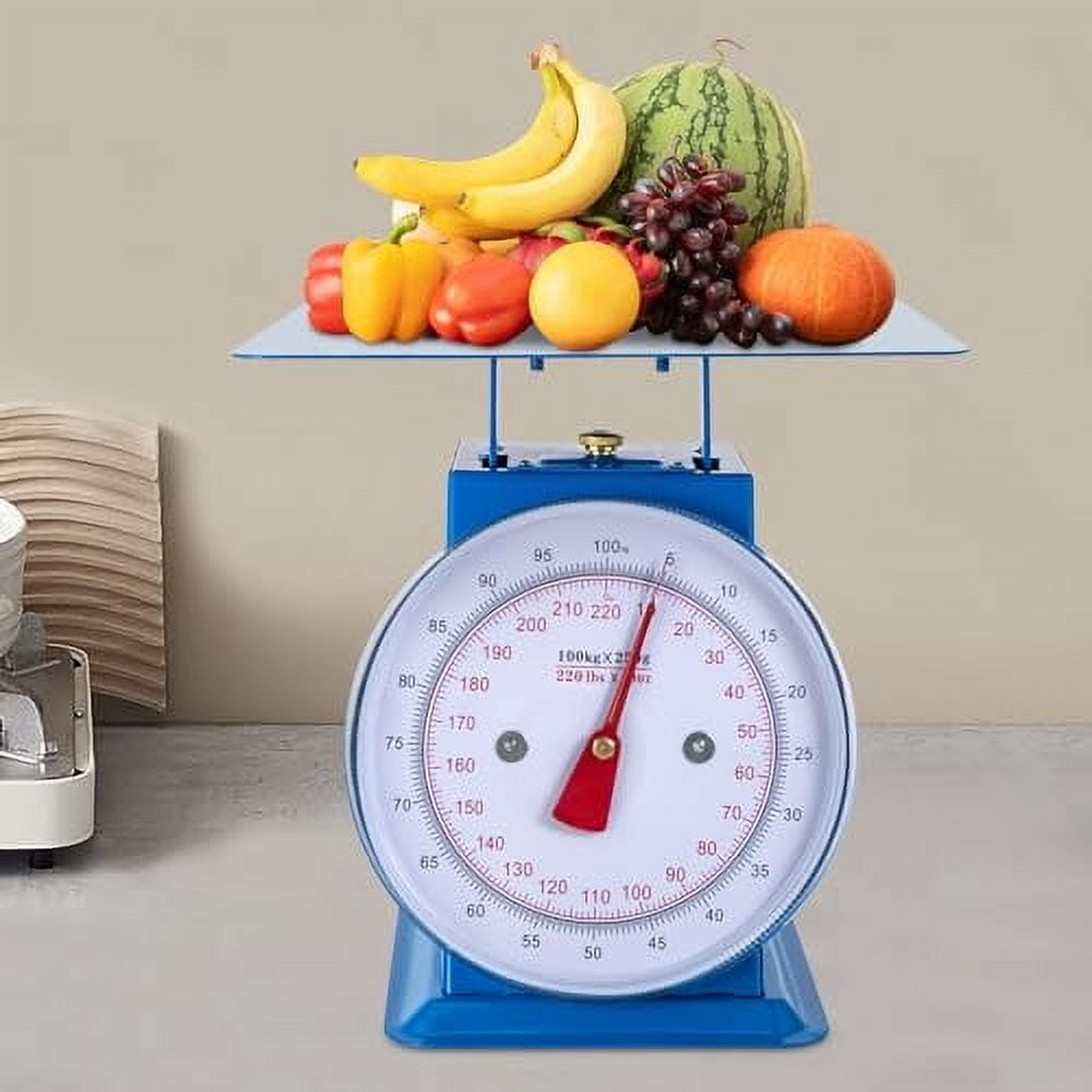 220 LBS Mechanical Dial Scale,Heavy Duty Portion-Control Mechanical ...