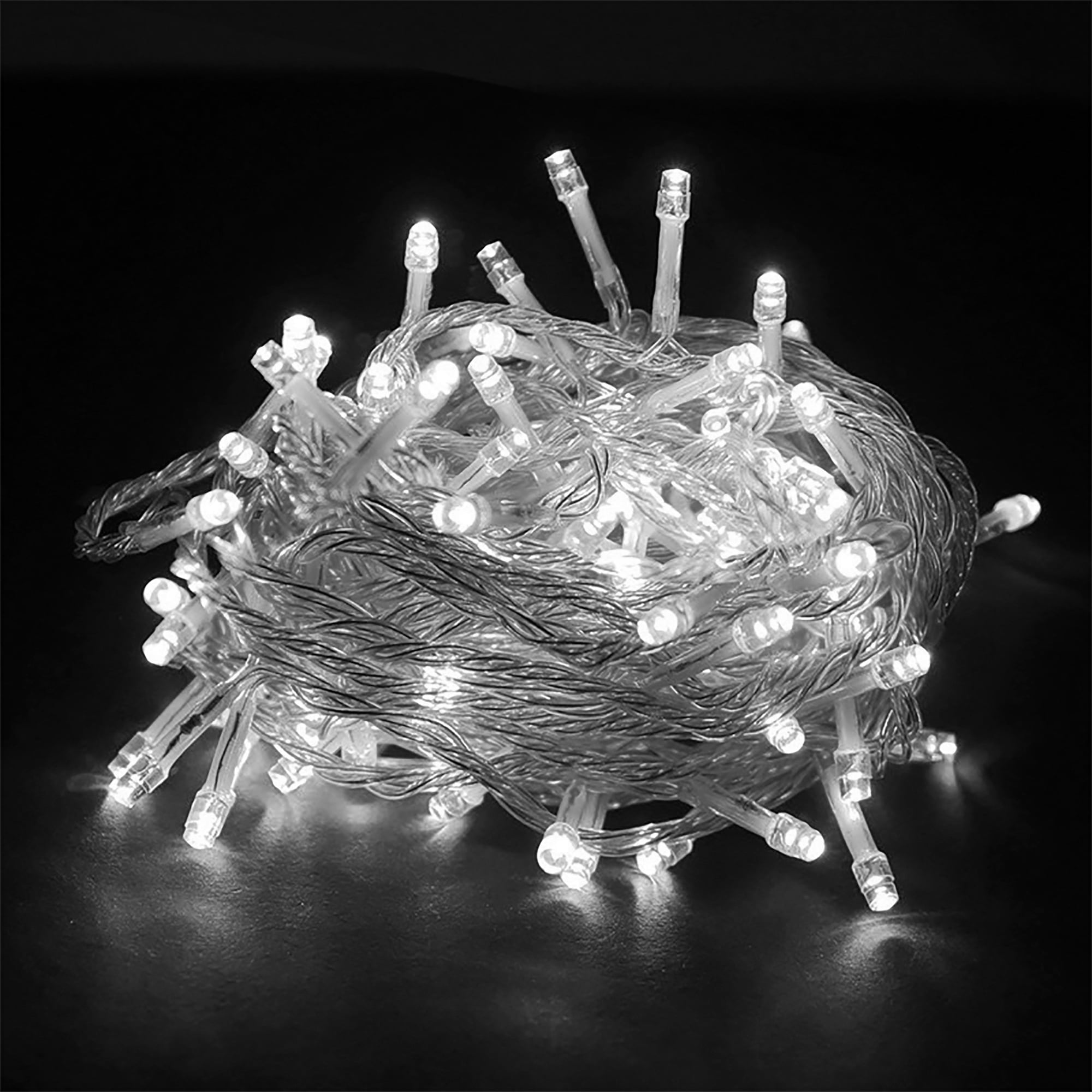 220 LED Christmas Lights, 72 Ft Connectable White Fairy String Lights ...