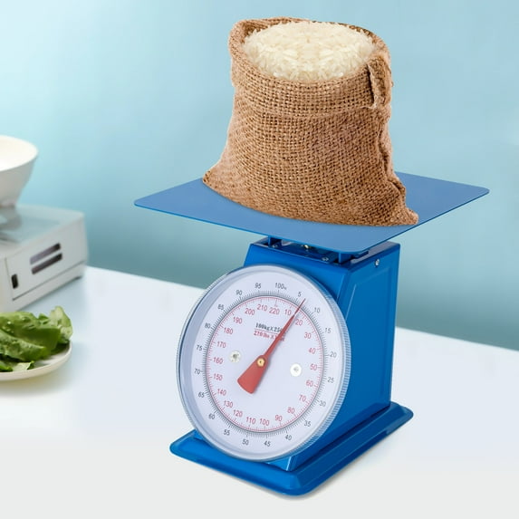 220-Lbs Heavy-Duty Industrial Spring Scale, Mechanical Food Scales ...