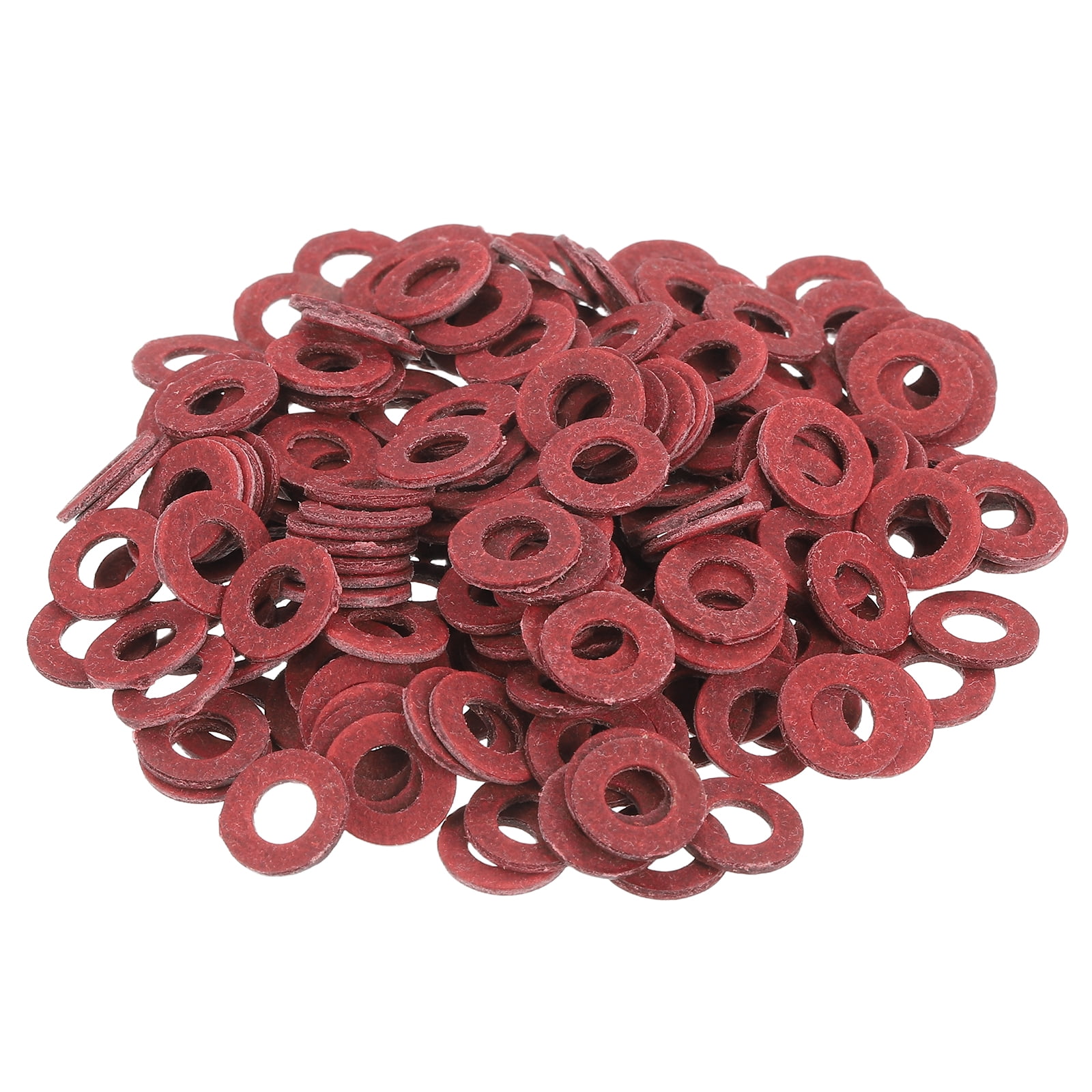 220 Pcs M5 Fiber Flat Washers Plain Washer 5mm ID 10mm OD 1mm Thick ...