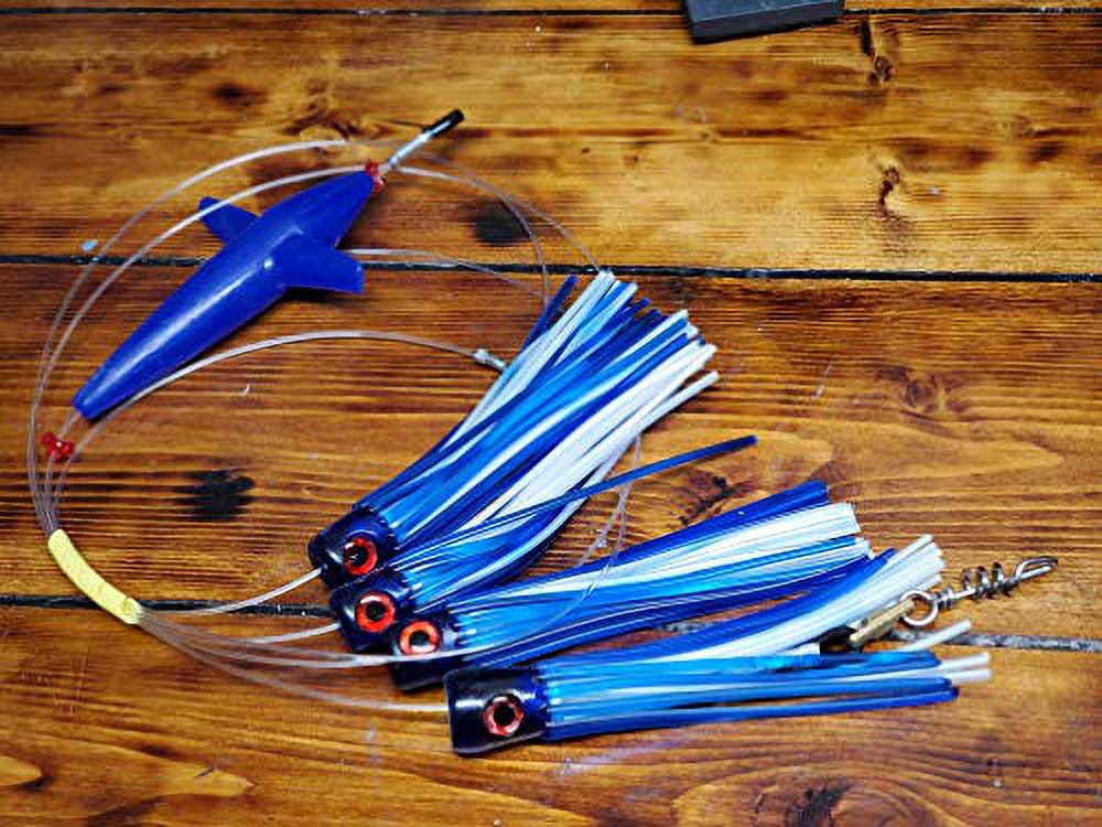 #220 Sailfish Magic 8" Soft-Head Teaser Daisy Chain Teaser 200lb Leader ...