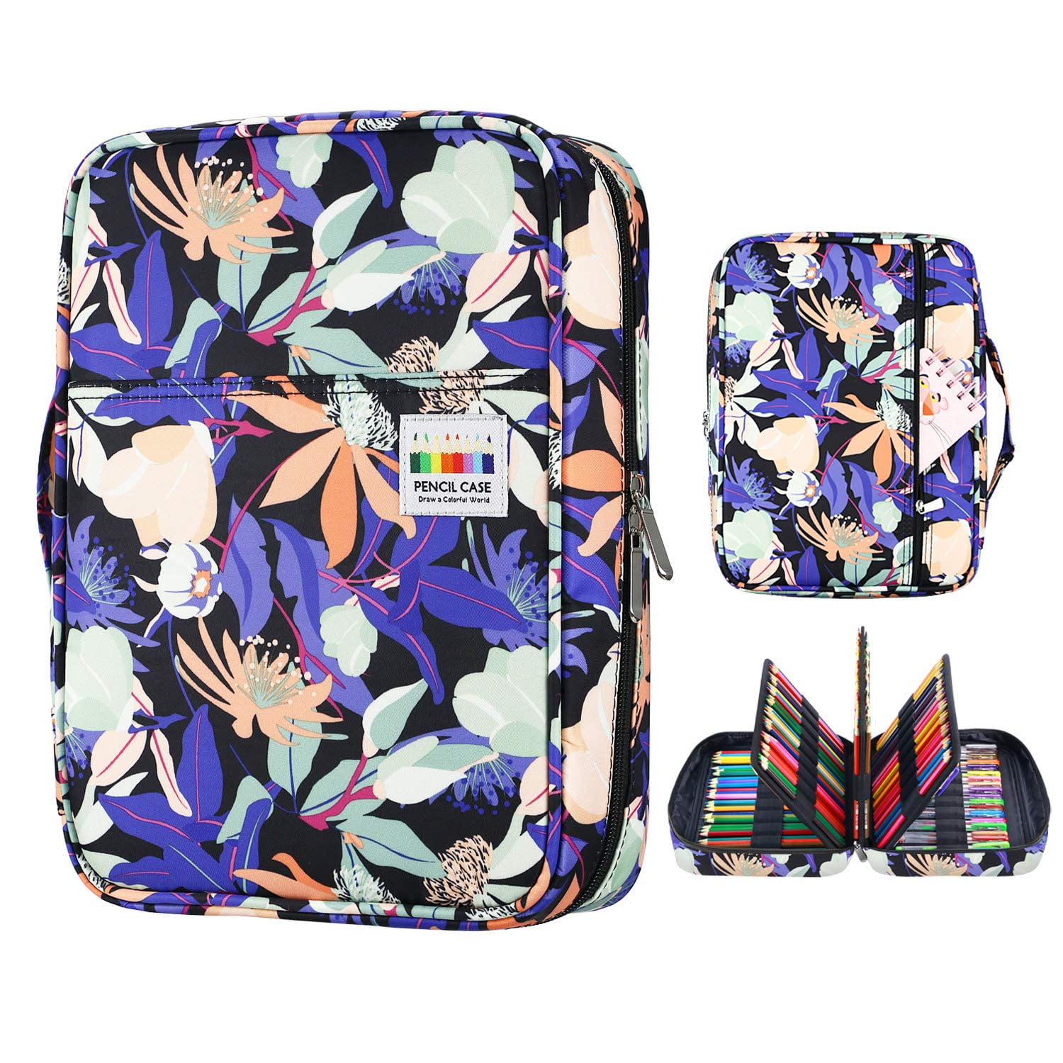 220 Slots Colored Pencil Case, 145 Slots Gel Pens fo Coloring Case ...