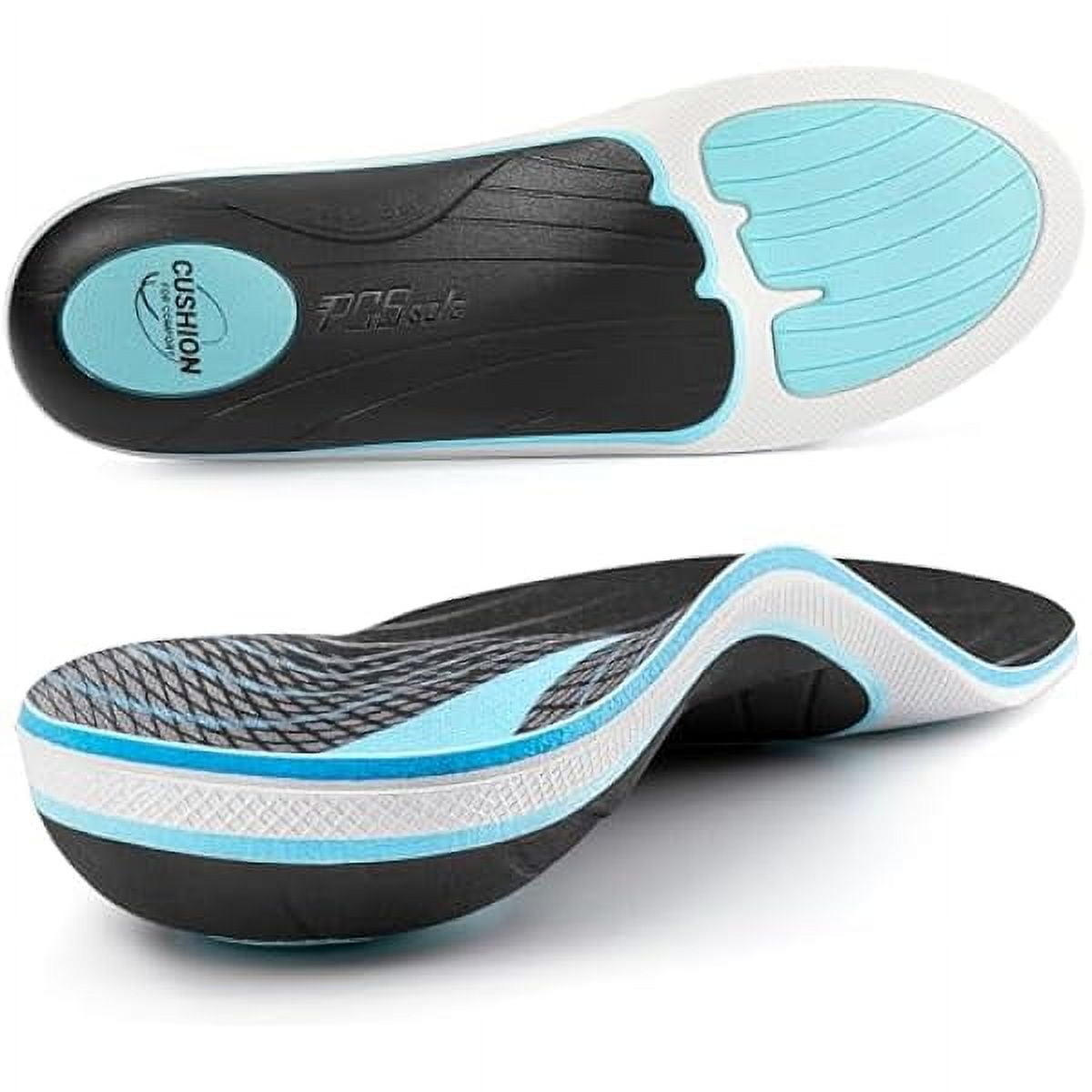220+lbs Heavy Duty High Arch Support Inserts with Comfort Cushion ...