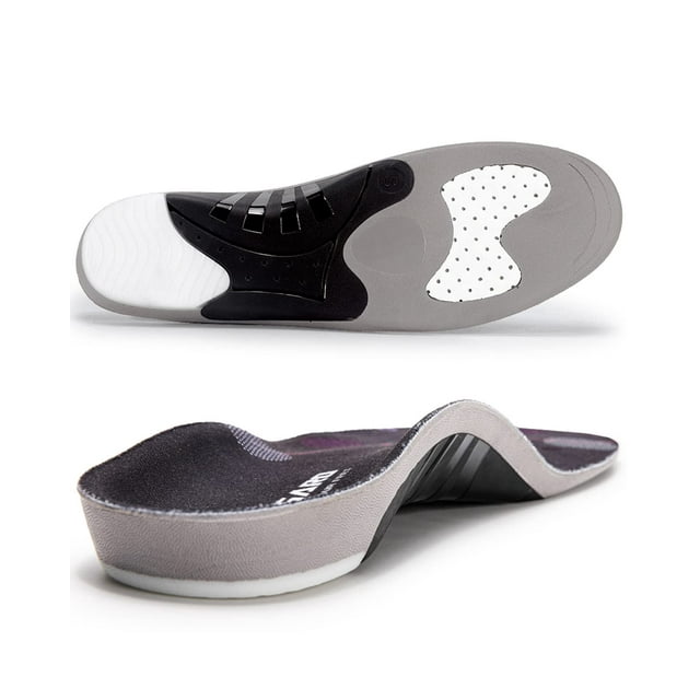 {220+lbs} LARSARO Heavy Duty Support Plantar Fasciitis Insoles Arch ...