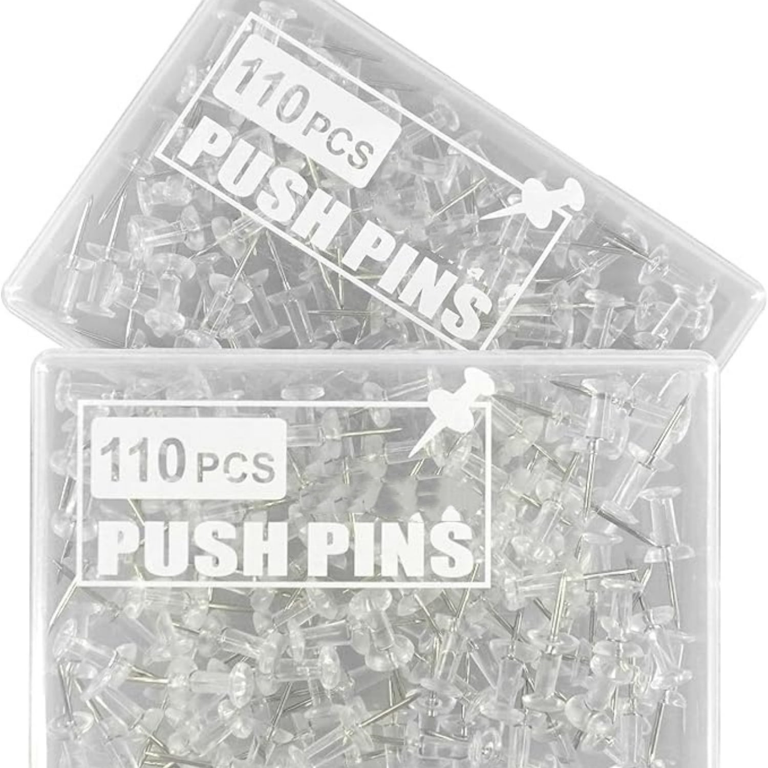 220 pcs Push Pins Tacks, Thumb Tacks, Push pins for Bulletin Board ...