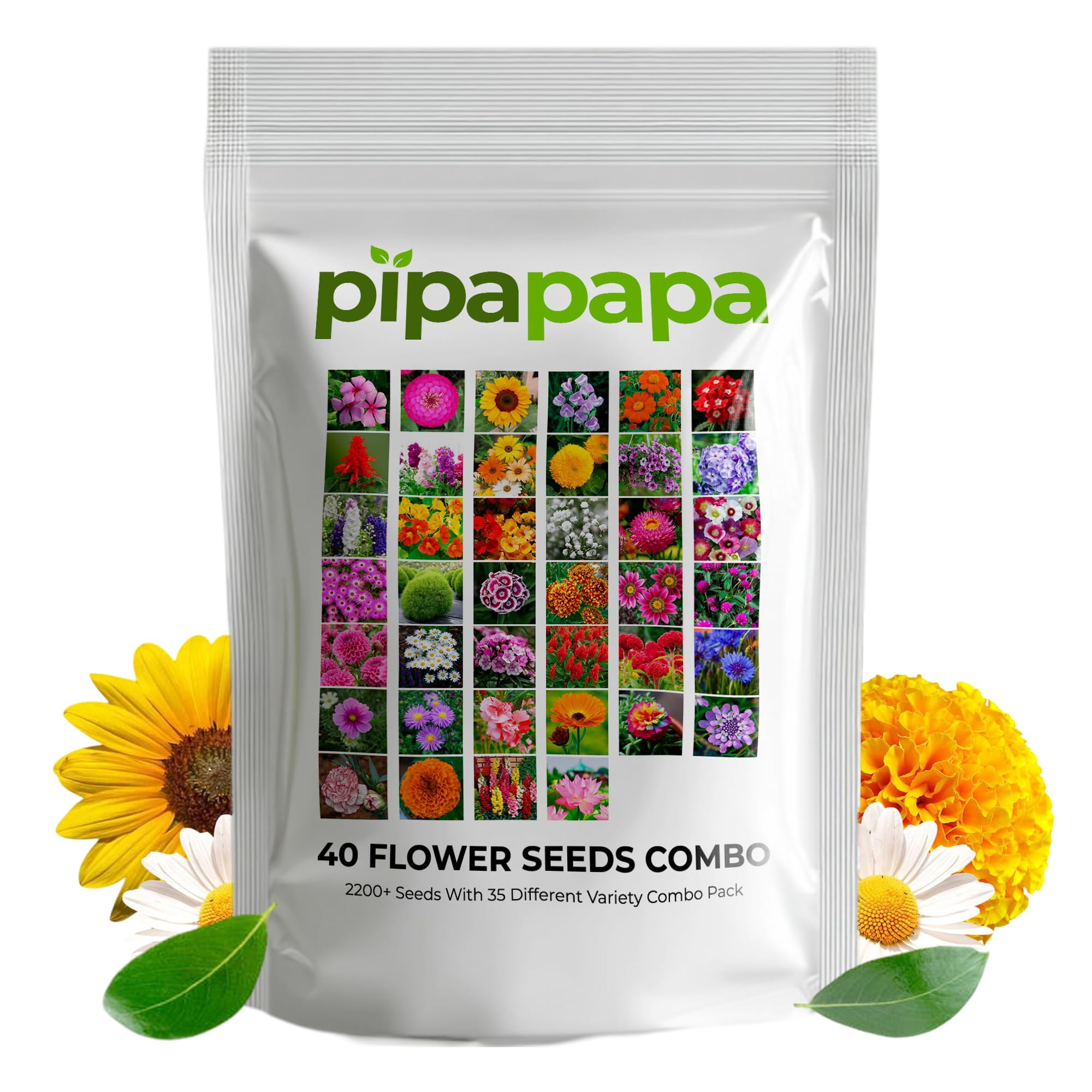 2200+ Mixed Flower Combo Seed Pack SMRfor Your Home Garden, 40+ Variety ...