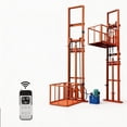 2200 lbs Hydraulic Freight Elevator Lift System, 6.5 FT Wall-Mounted ...