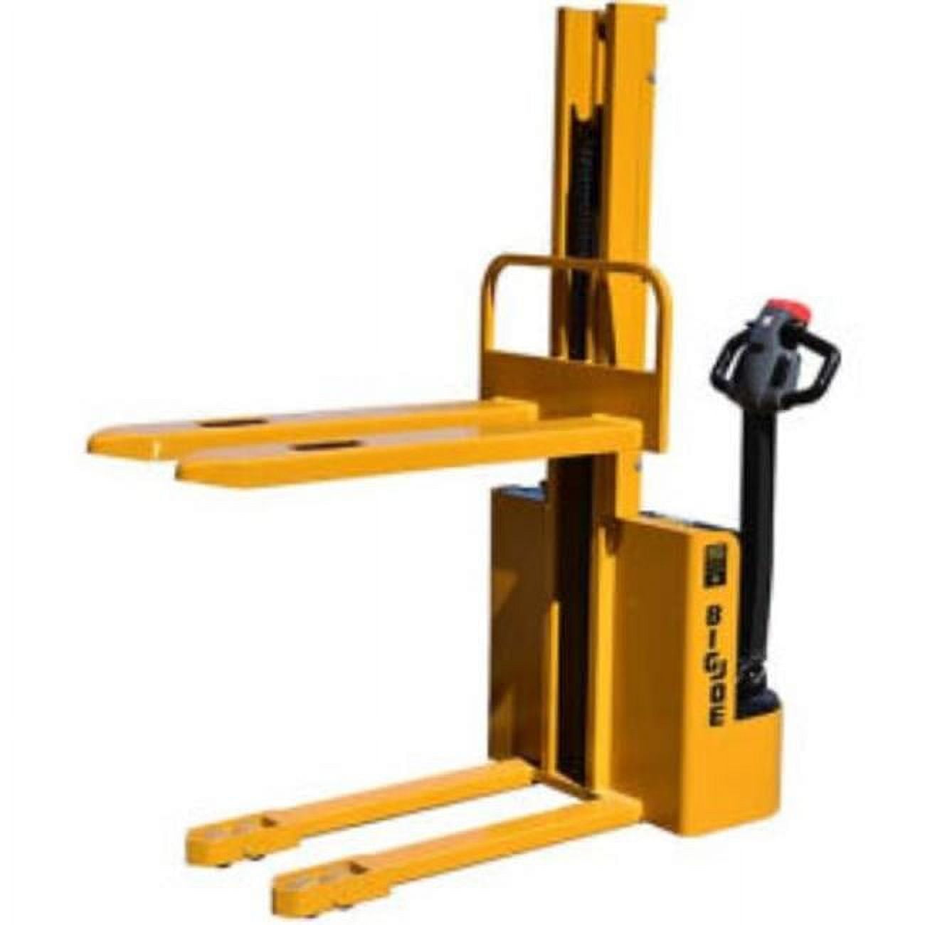 2200 lbs S22 Fully Powered Straddle Stacker with 62 in. Lift Forks Over ...