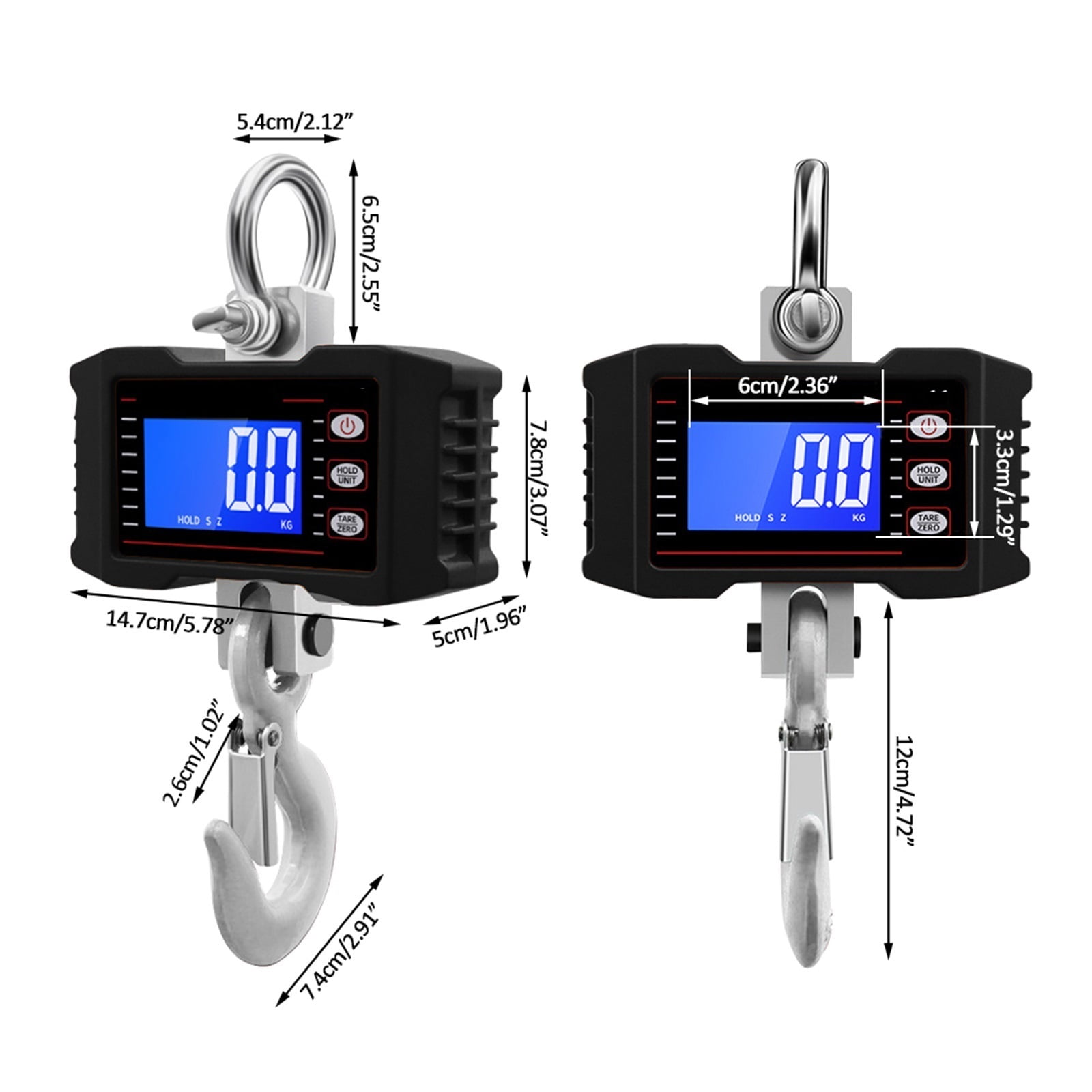 2200Lbs Hanging Scale Digital Industrial Scale Industrial Heavy Duty ...