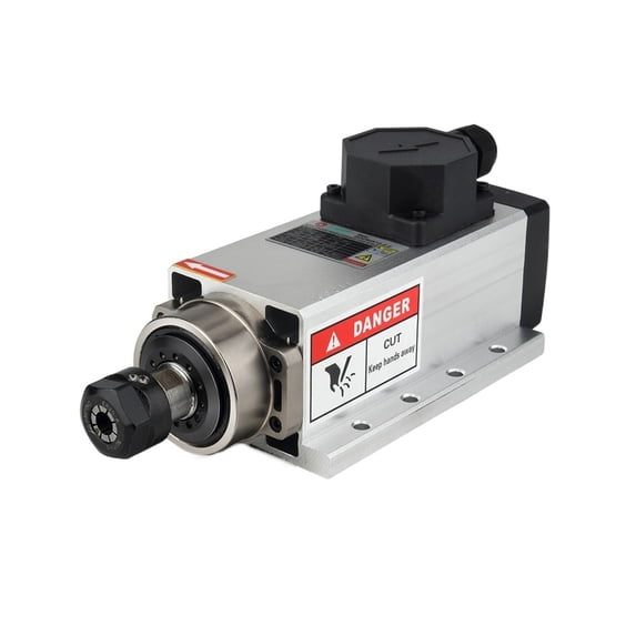 2200W/2.2kw Square 2.2kw Air Cooled Spindle Motor 2.2kw ER20 CNC ...