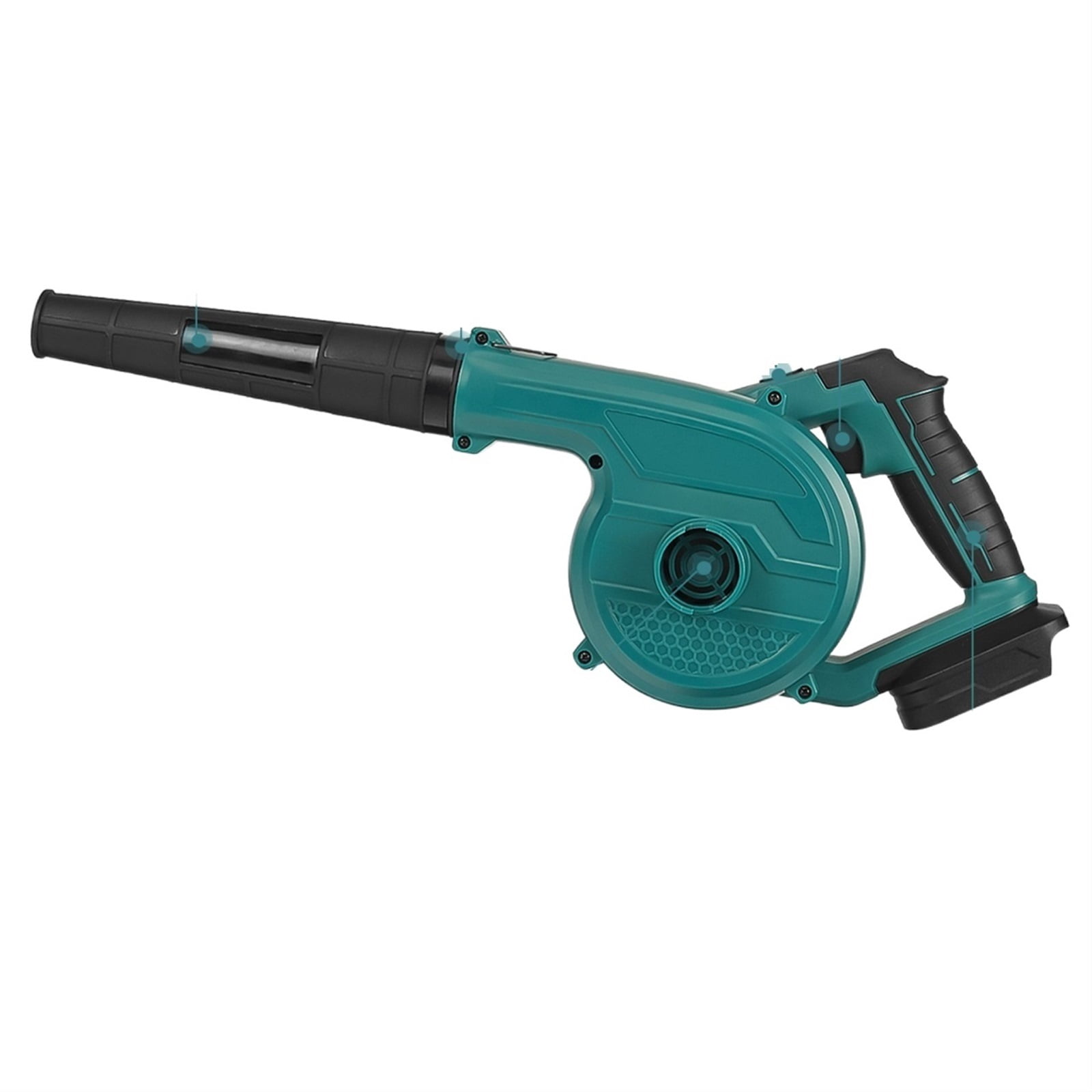 2200W 2 IN 1 Garden Cordless Blower Vacuum Clean Air Blower For Dust ...