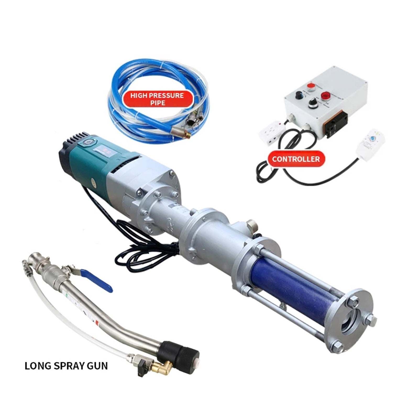 2200W Multifunctional Portable Stone Paint Sprayer, Exterior Wall Putty ...