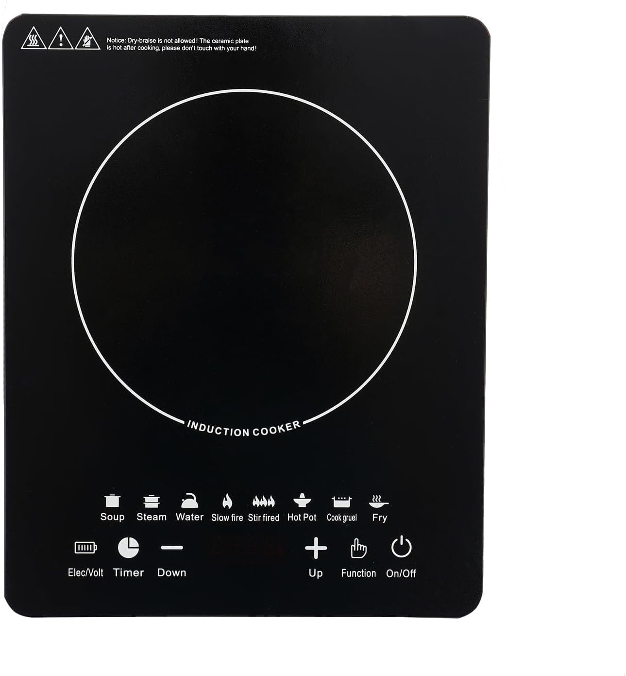 2200W Portable Induction Burner, Electric Induction Countertop Burner ...