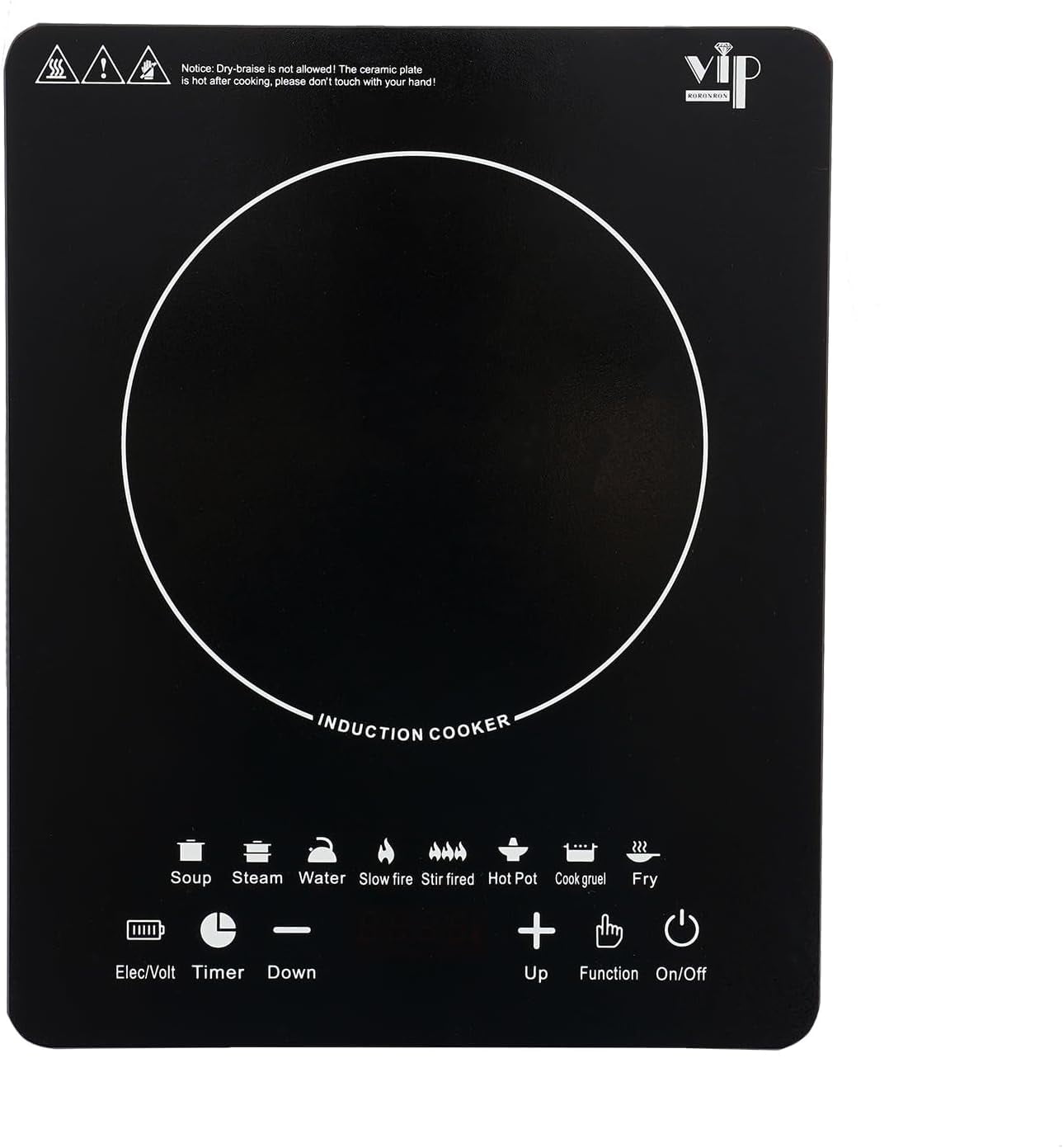 2200W Portable Induction Burner,Electric Induction Countertop Burner ...