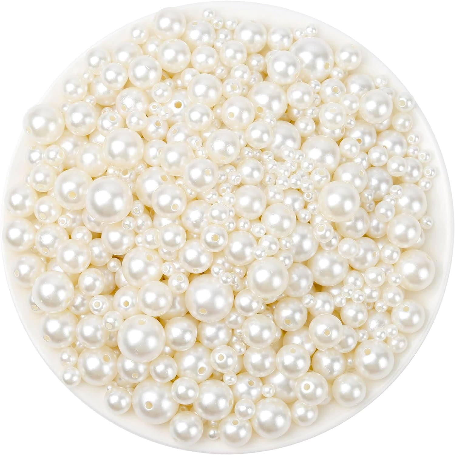 2205Pcs Pearls for Craft, Assorted Sizes Fake Pearl Beads, Sew on ...