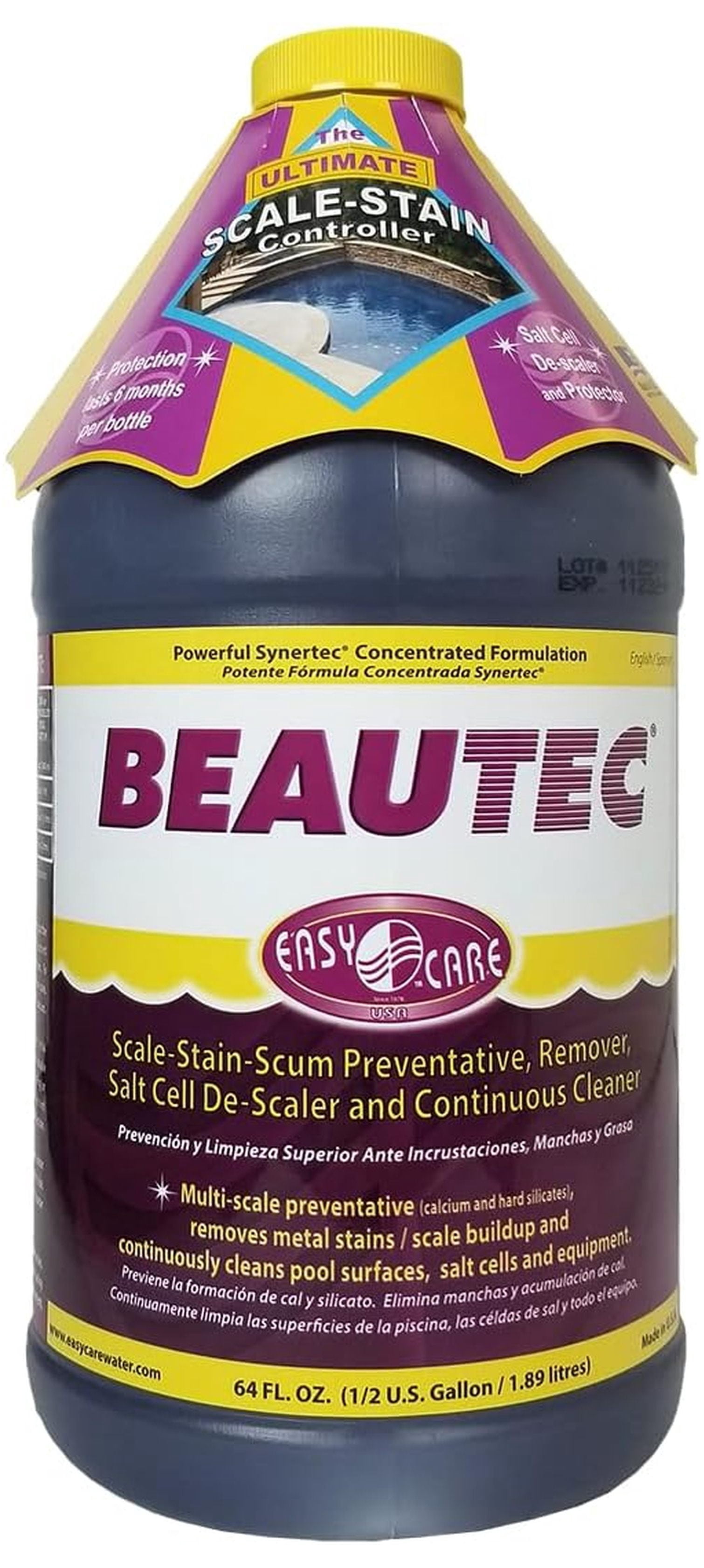 22064 BeauTec Salt Cell and Tile Cleaner, 64 oz. Bottle 1 - Walmart.com
