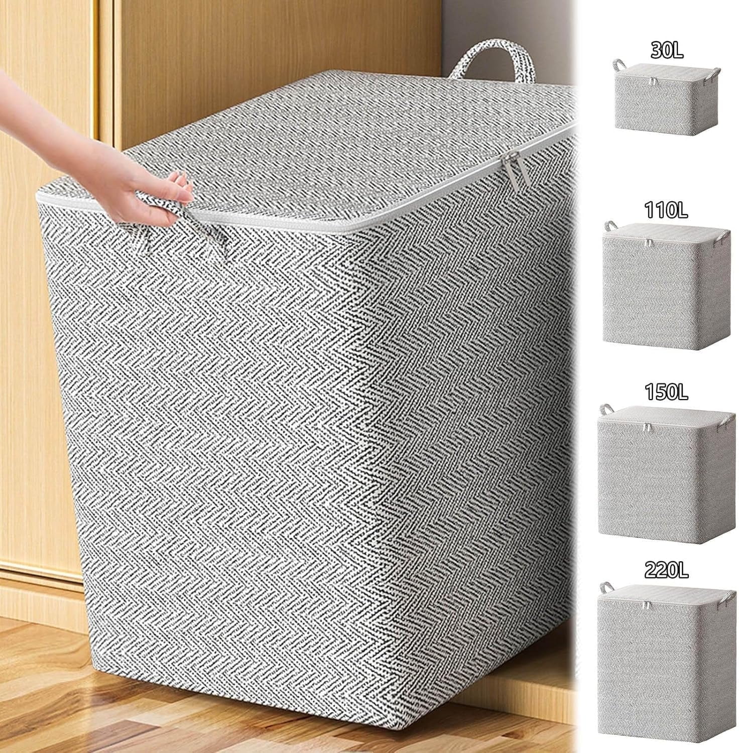 220L Large Storage Bins With Lids Clearance! Storage Containers, Extra ...