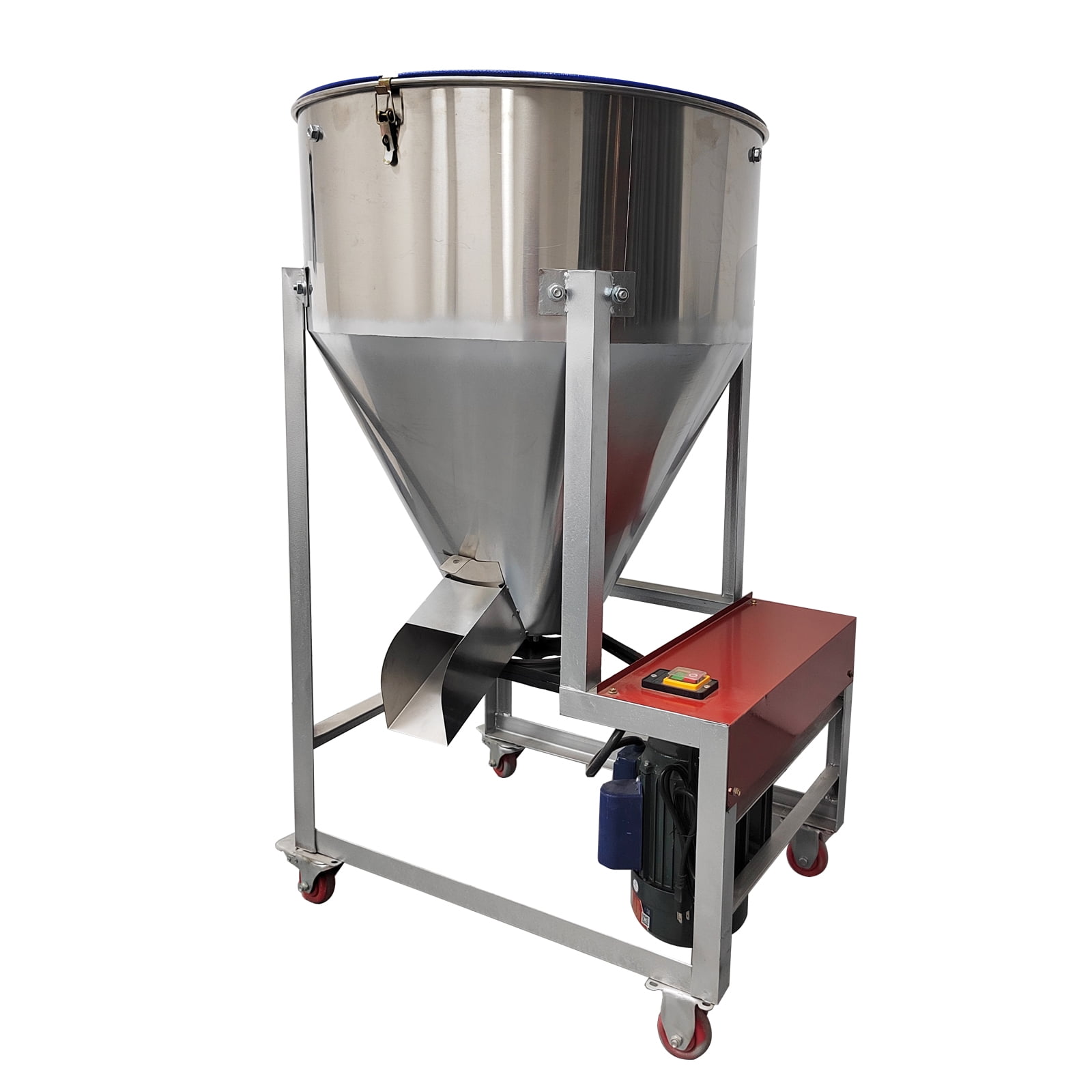 220LBS Stainless Steel Vertical Powder Particle Feed Fertilizer Mixer ...