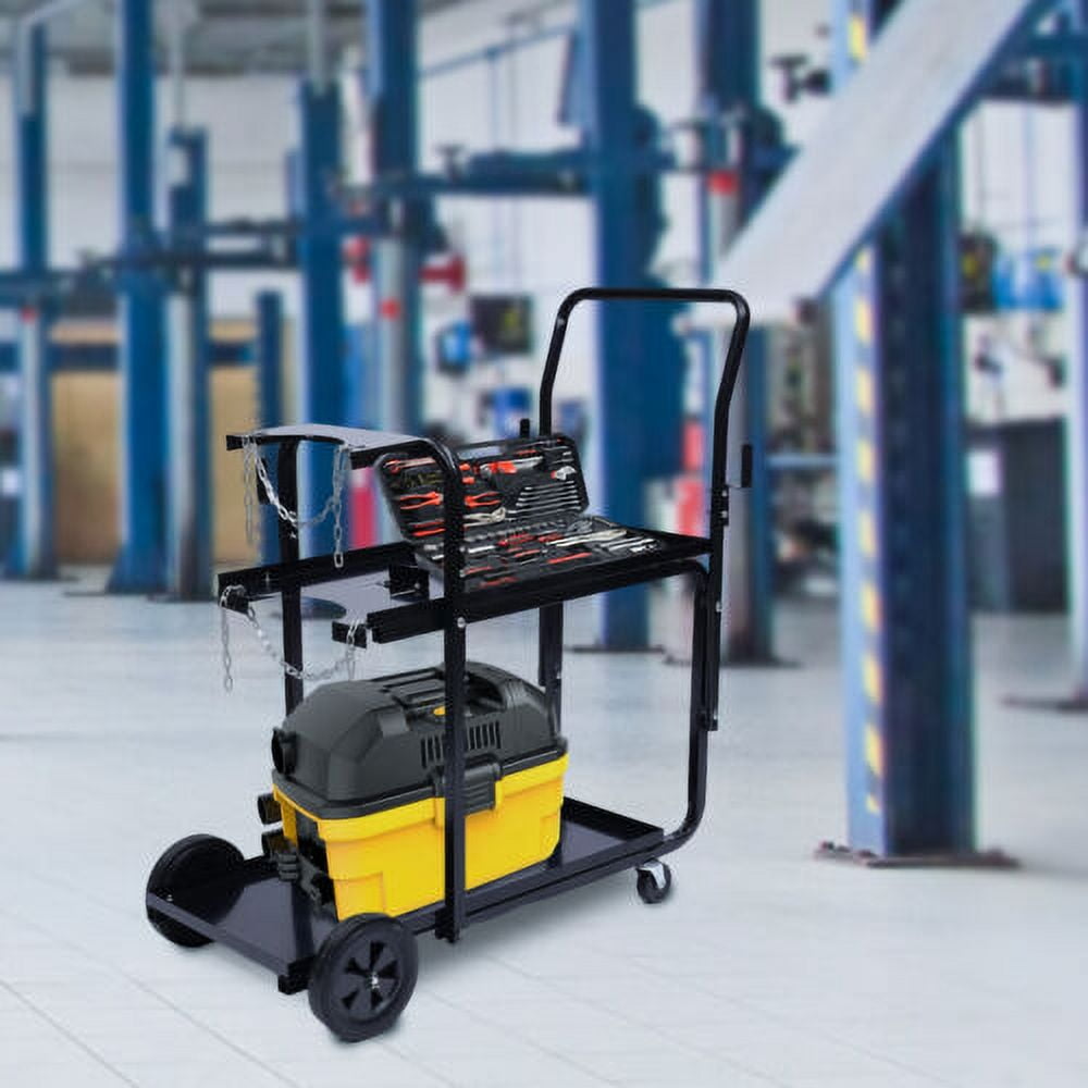 220LBS Welding Cart Storage Cylinder Rack for Welder Plasma Cutter w ...
