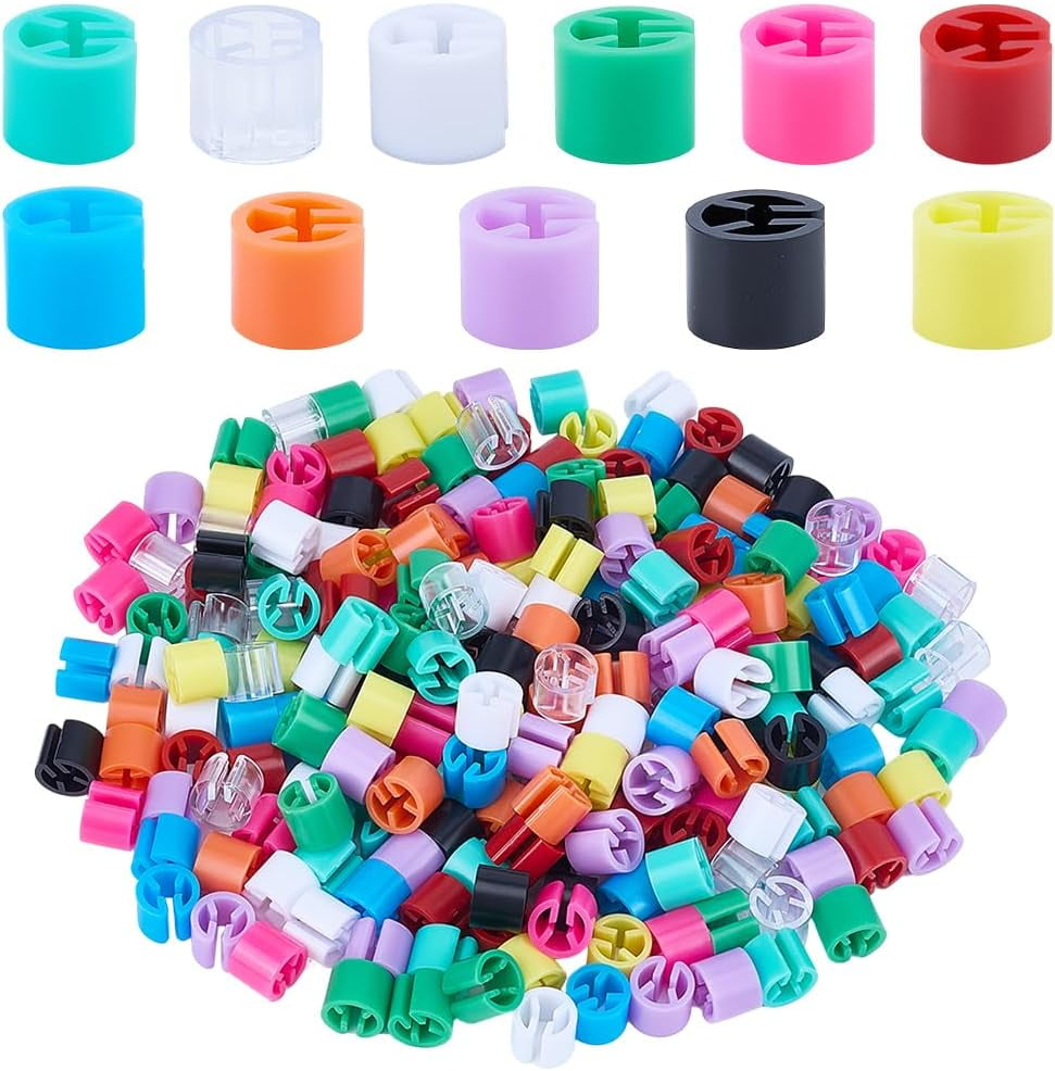 220Pcs 11 Colors Yellow Hanger Markers Clothes Size Hanger Tags Black ...