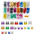 220Pcs Car Truck Motor Van Fuse Set Mini Standard Auto Blade Fuses 2/3 ...