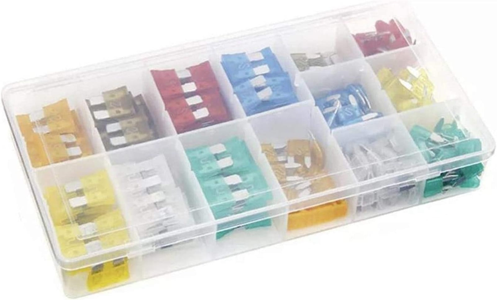 220Pcs Mini Standard Blade Fuse Assortment ATM Auto Car Truck Assorted ...