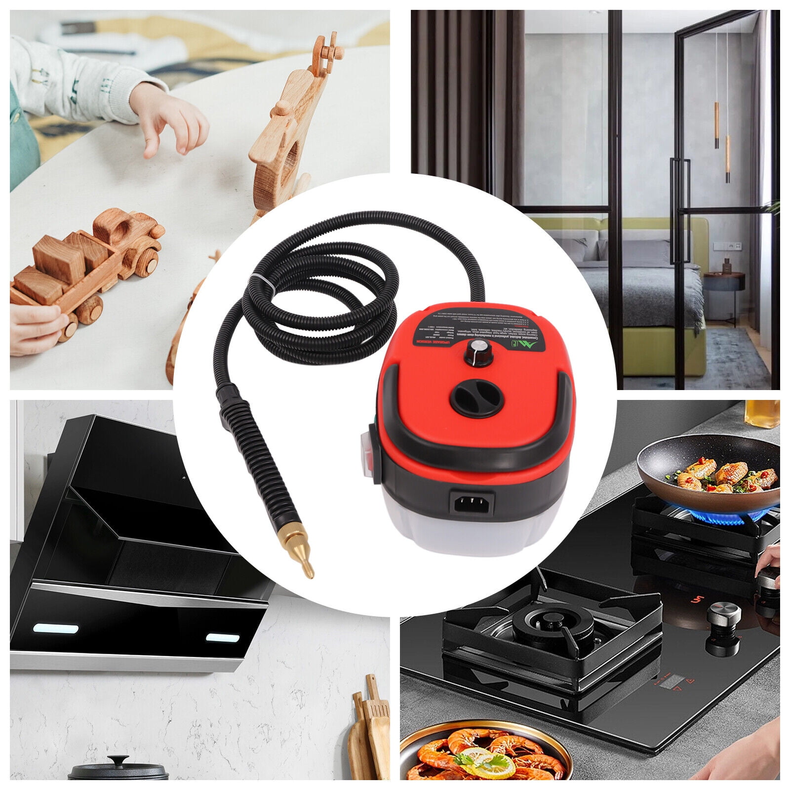 220V 1500W Portable Commercial High Temp Steam Cleaner, Hand-held High ...