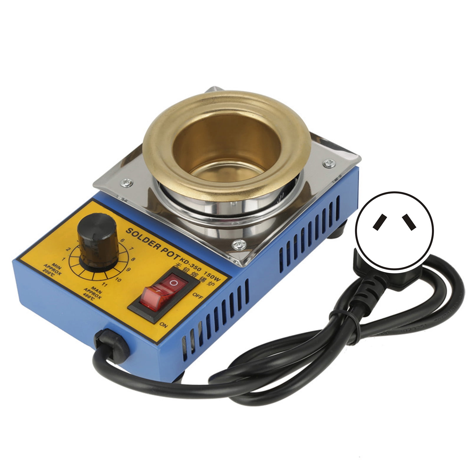 220V 150W 200450°C Stainless Steel Solder Pot Soldering Desoldering ...