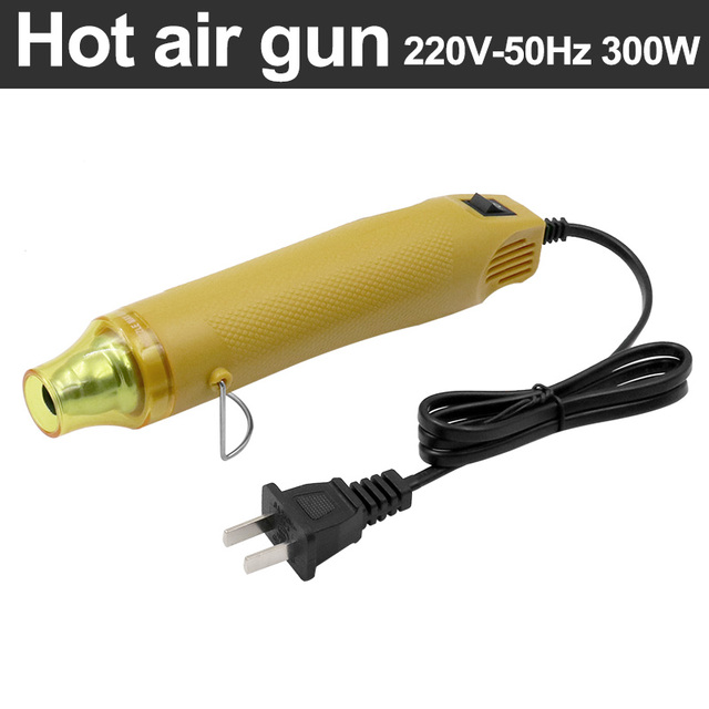 220V 300W Heat Gun Plug Industrial Electric Hot Air Gun Kit ...