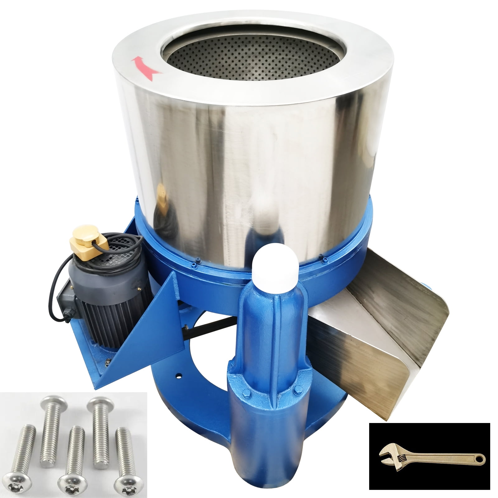 220V 3PH Bottom Discharge Type Dehydrator Centrifugal Drying Machine ...