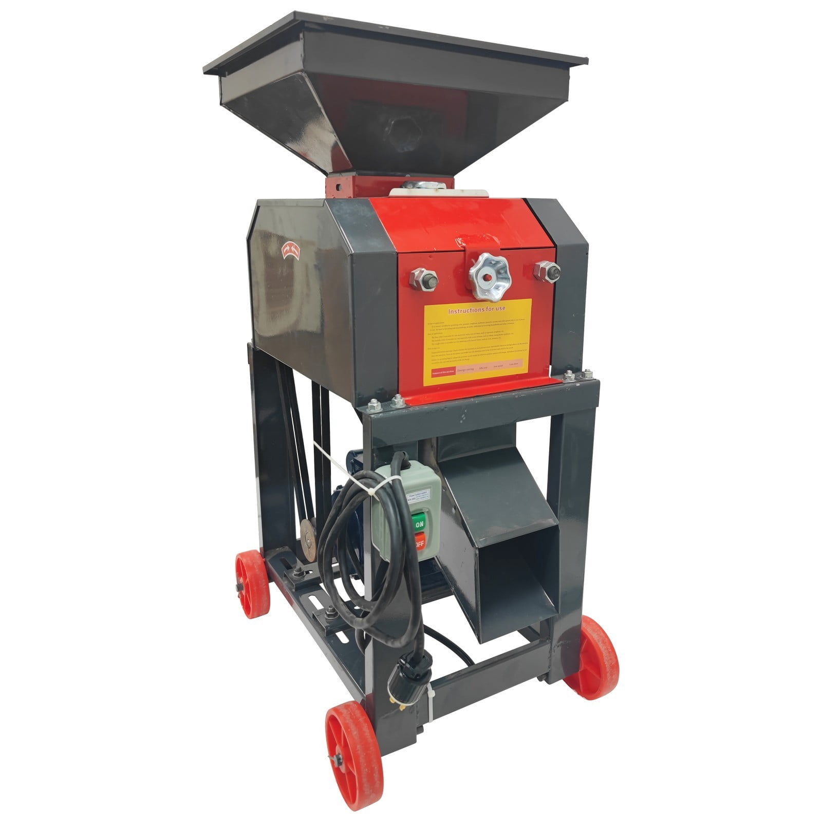 220V 3kw Grain Grinder Corn Crusher Machine Corn Shredder Grain ...