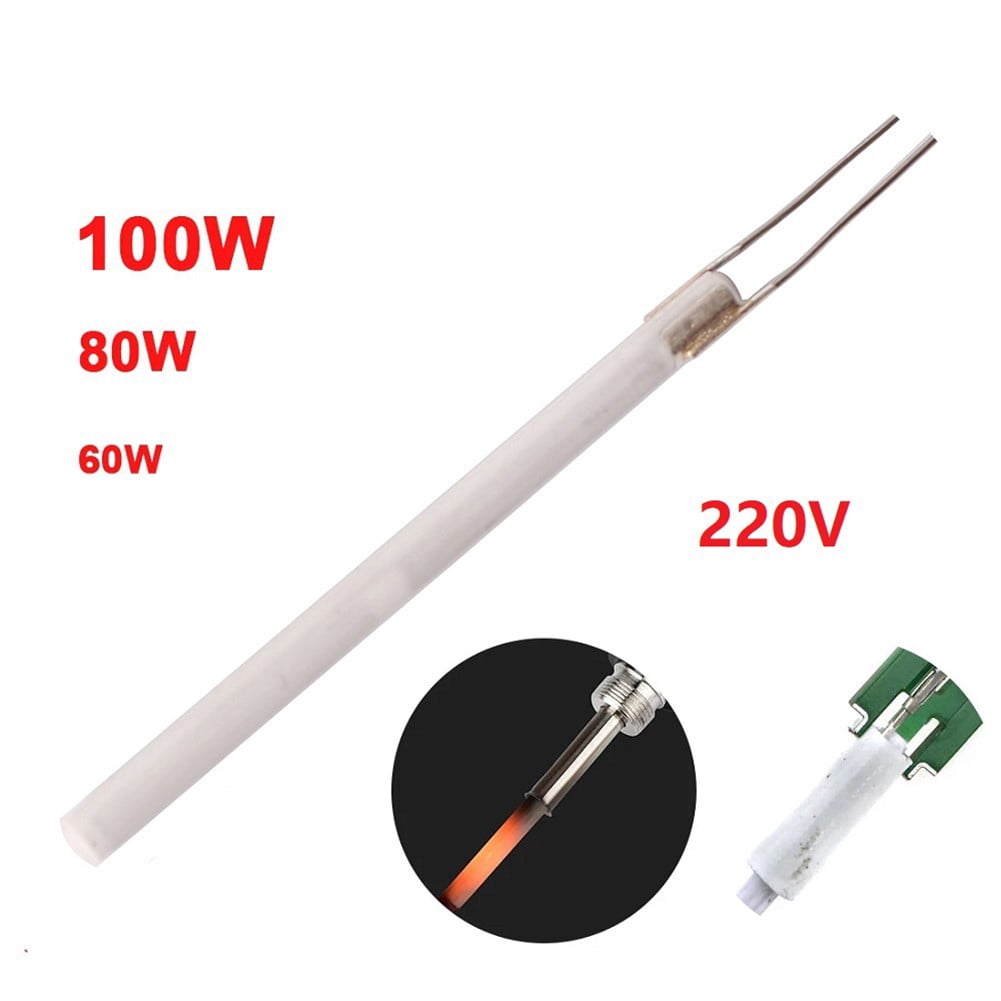 220V 60/80/100W Adjustable Temperature Electric Soldering Irons Heater ...