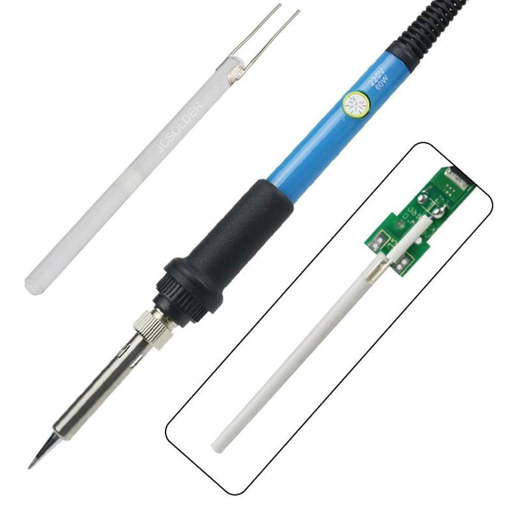220V 60/80/100W Adjustable Temperature Electric Soldering Irons Heater ...