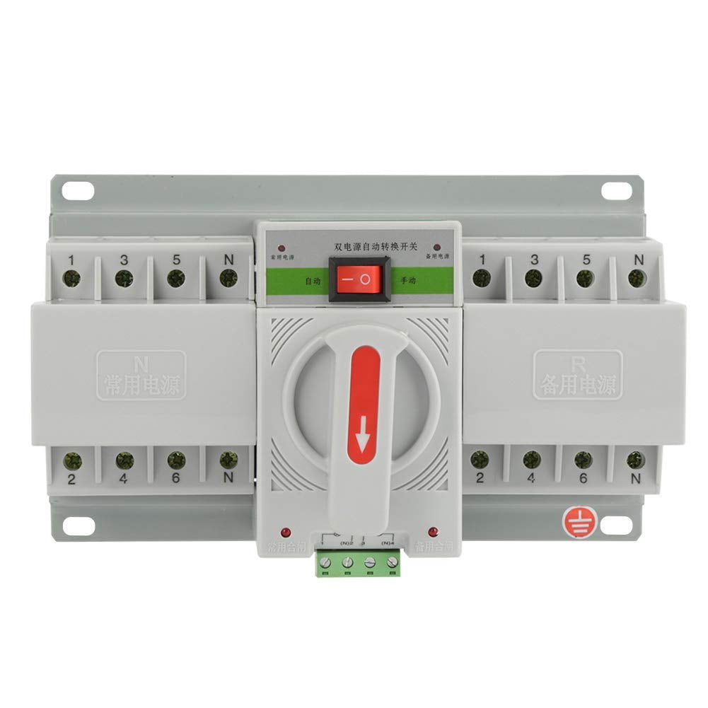 220V 63A 4P Automatic Transfer Switch Mini Dual Power Automatic ...