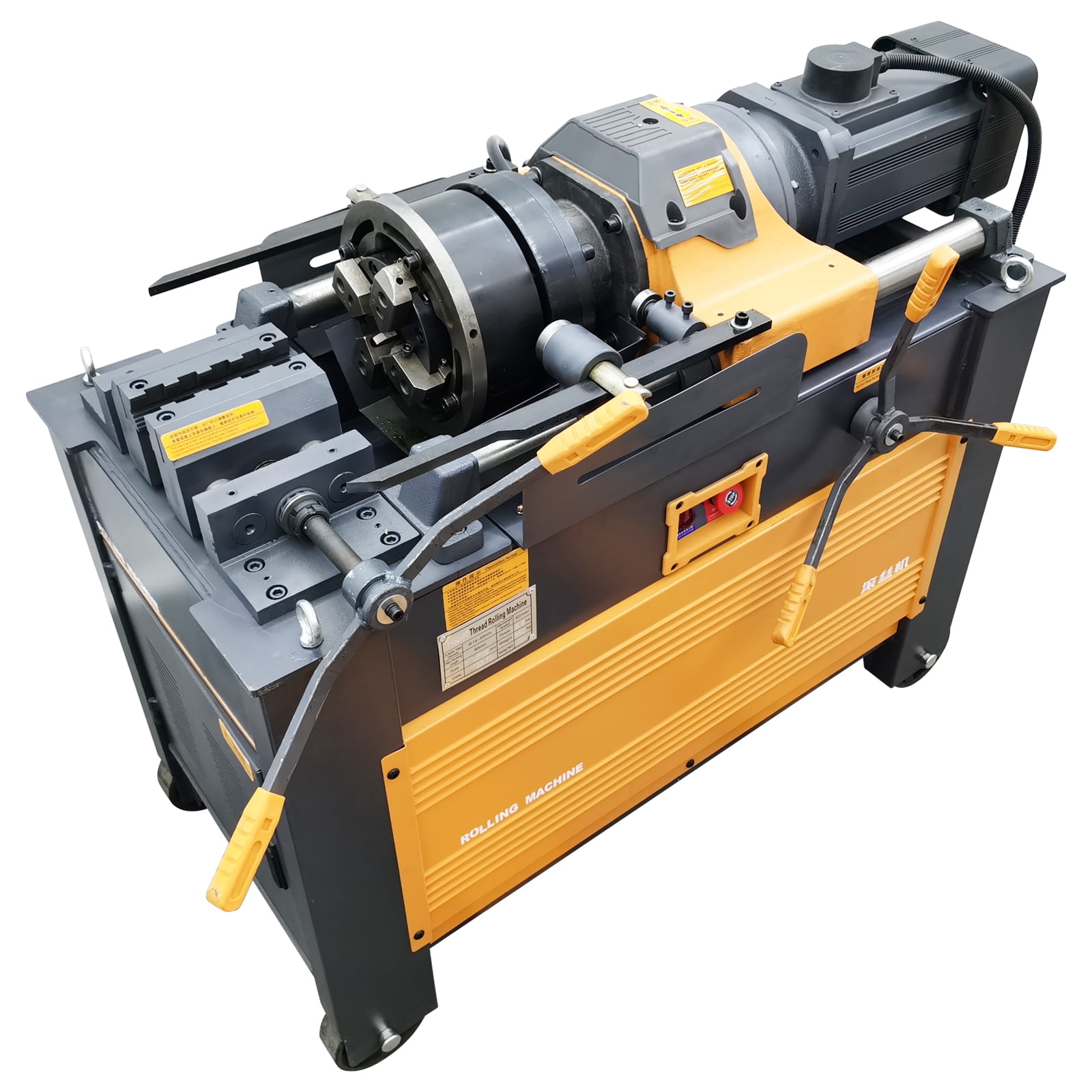 220V Automatic Rolling Machine 0.6"-1.6" Steel Bar Straight Thread ...