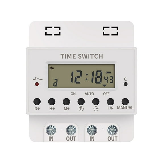 220V Digital Timer Switch Electronic Hour Weekly Programmable Time Controller - Walmart.com