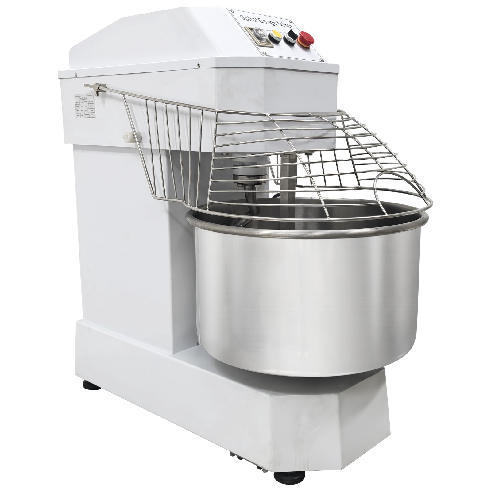 220V Double-Acting Double-Speed Dough Mixer 50L Electric Dough Kneading ...