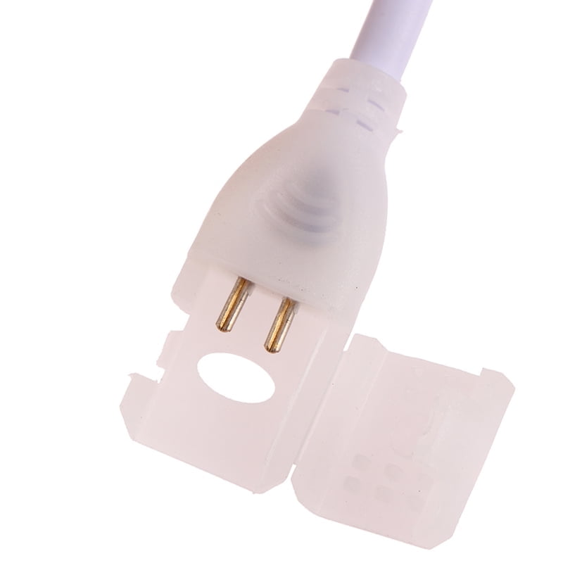 220V EU LED Strip Plug For Cob 360LEDs 12mm Light Strip Connector 2pin ...