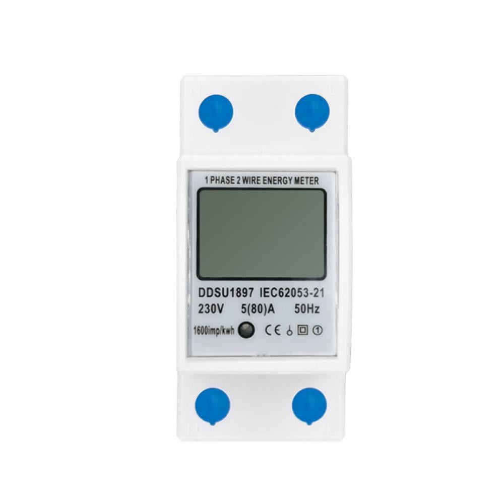 220V Electricity Power Energy Meter 1 Phase 2 Wire Energy Meter Energy ...
