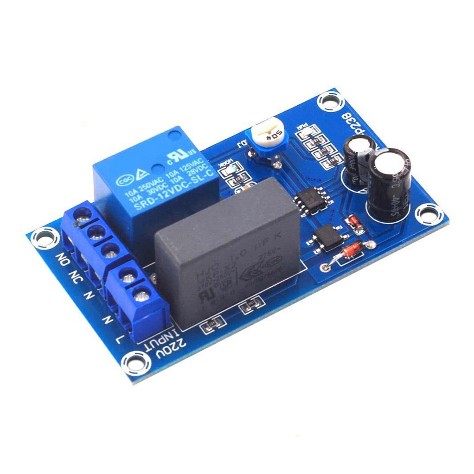 220V Relay Module Adjustable Switch Relay Module Input Output Dropping ...