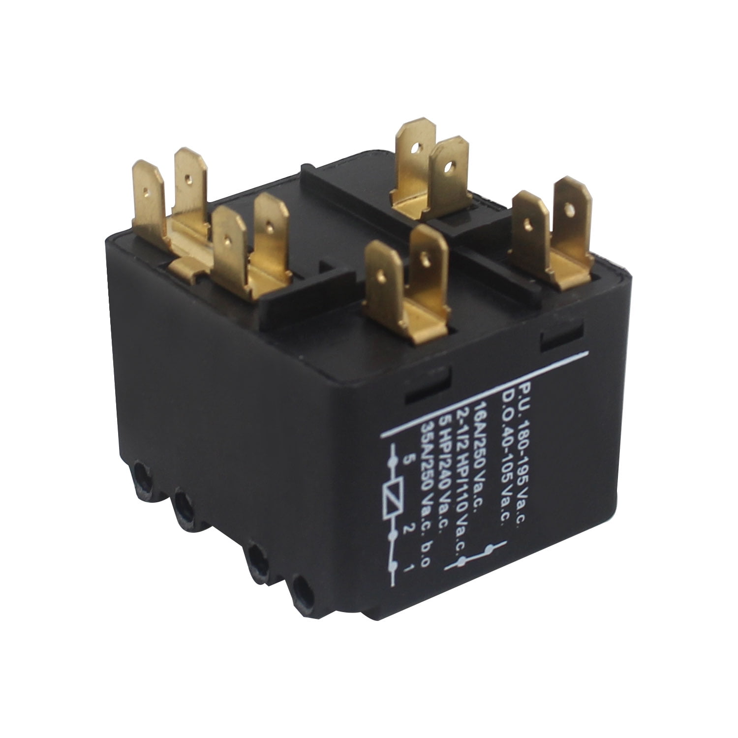 220V Single-phase Compressor starting box Relay Starting capacitor ...