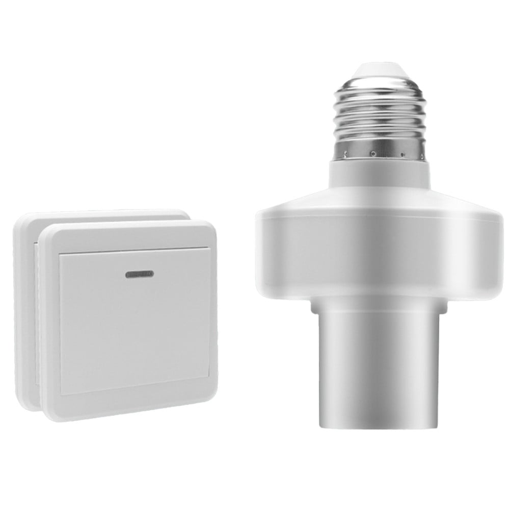 220V Smart E27 Lamp Holder with Wireless Remote Control Smart Remote ...