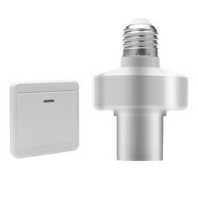 Smart WiFi Light Bulb Socket Adapter, Wireless Remote Control Lamp ...