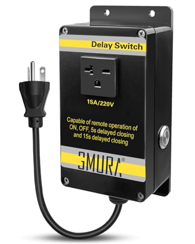 220V Soft Start Switch Outlet 1800W 60Hz 15A for Table Saw Dust ...