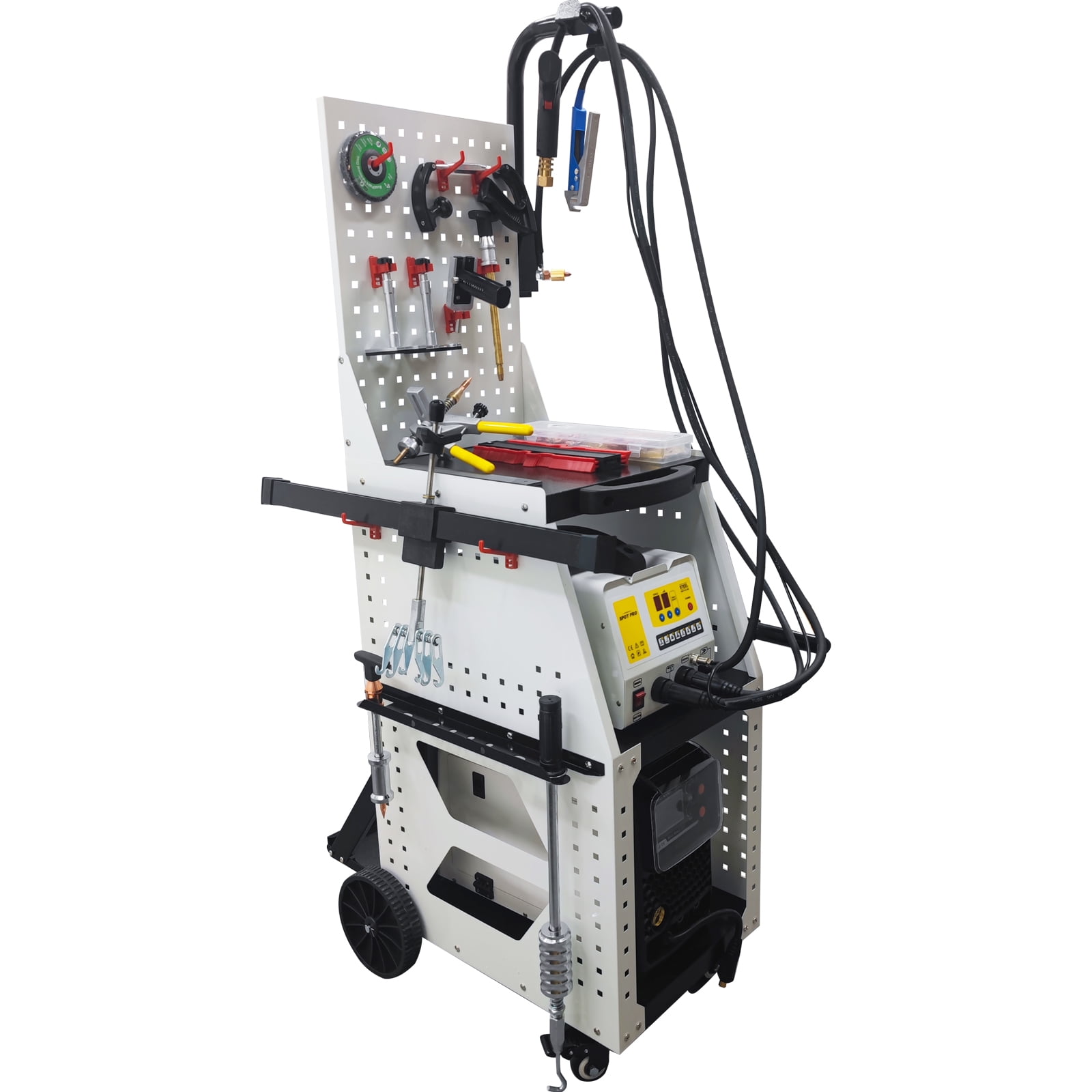 220V Spot Welder Dent Puller Kit Steel Dent Pulling Machine & Welding ...