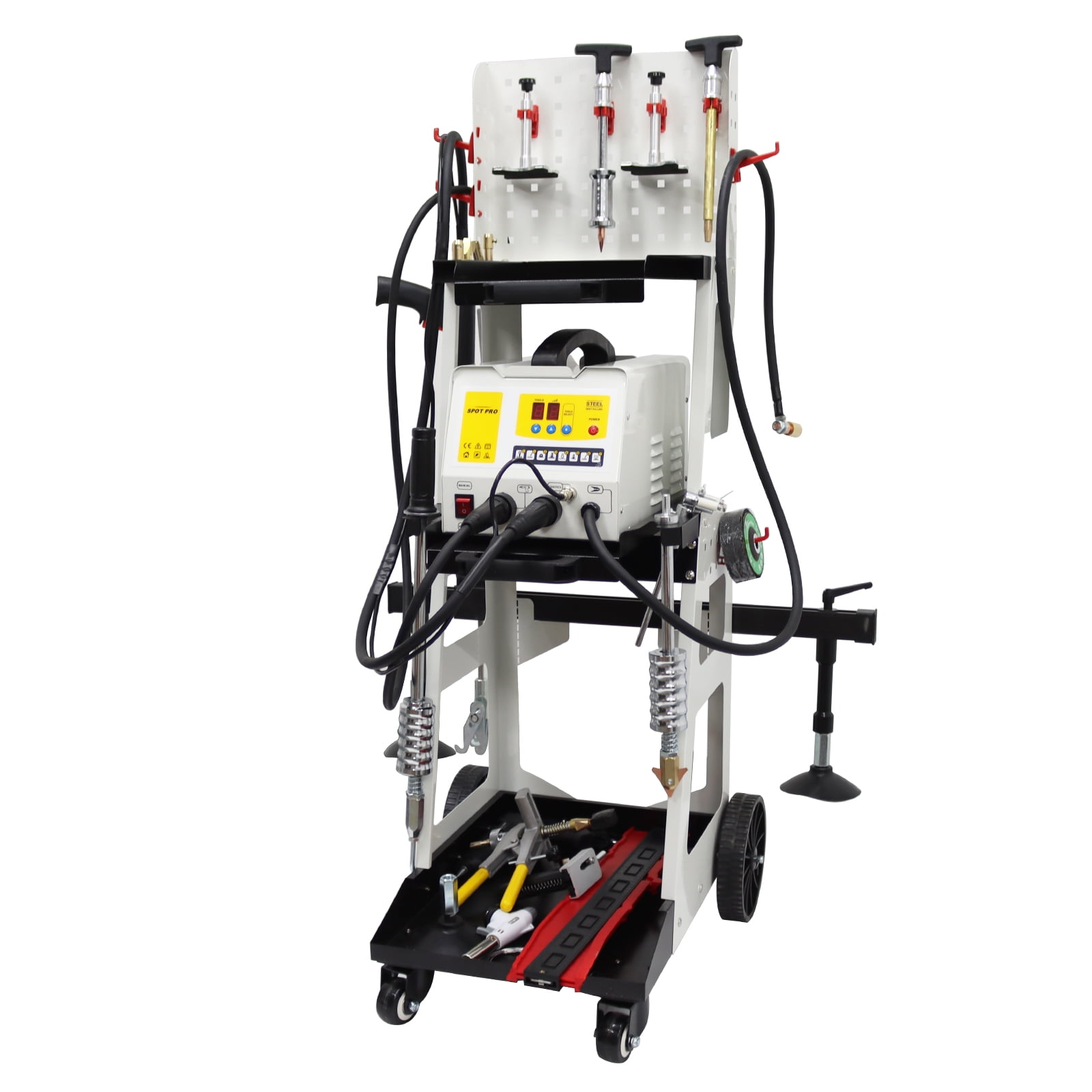 220V Spot Welder Dent Puller Kit Steel Dent Pulling Machine with Tool ...