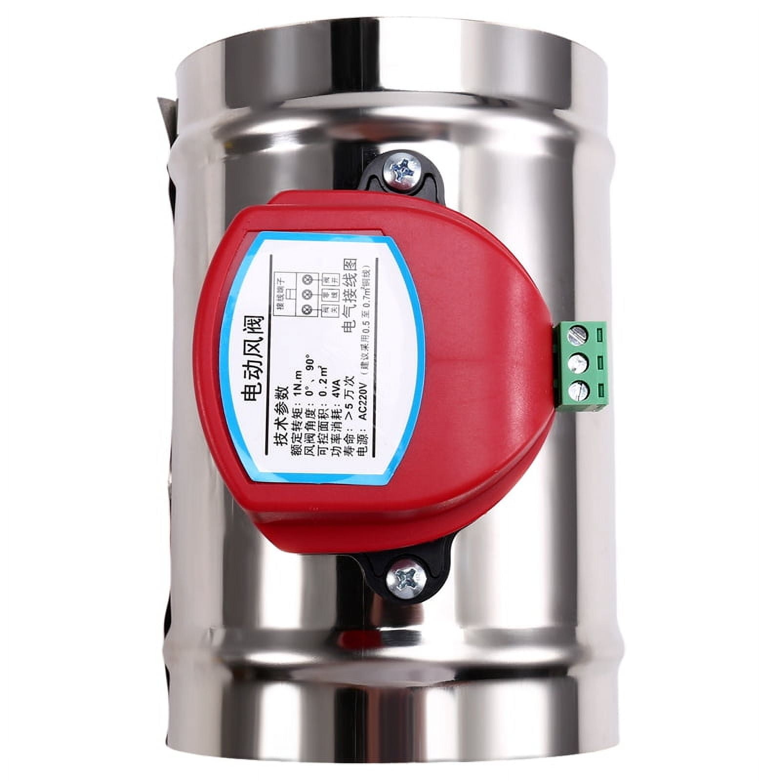 220V Stainless Steel Electric Damper Electric Air Valve Motorized Check ...