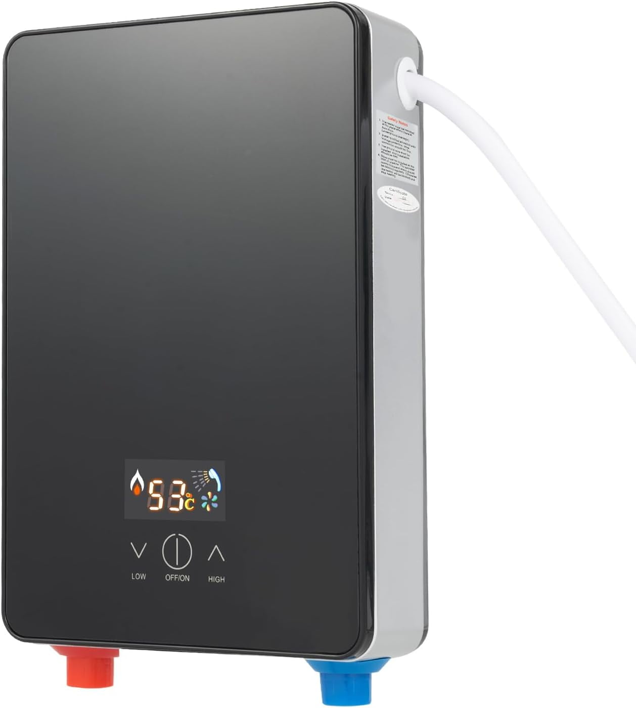 220V Tankless Electric Water Heater, 6500w Constant Temperature Instant ...